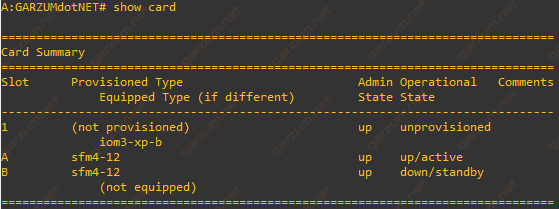 Nokia VSR Card/MDA provisioning - GNS3 example - WanderNets.com