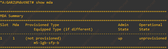 Nokia VSR Card/MDA provisioning - GNS3 example - WanderNets.com